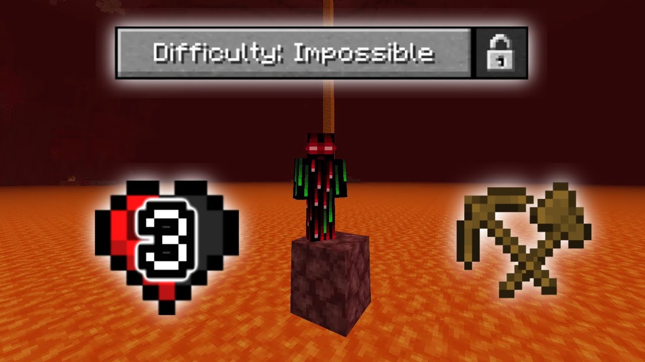 IMPOSSIBLE Minecraft But I Only Have ONE HP Part 3 - YouTube