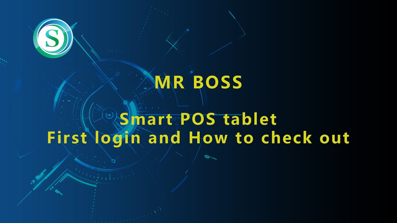 How to First Login & Check Out with MRBOSS iPOS - YouTube
