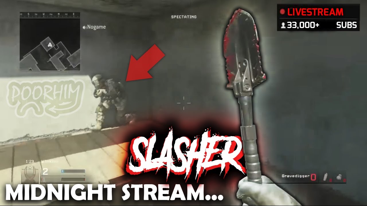 Cod4 Remastered Midnight Stream Slasher - YouTube