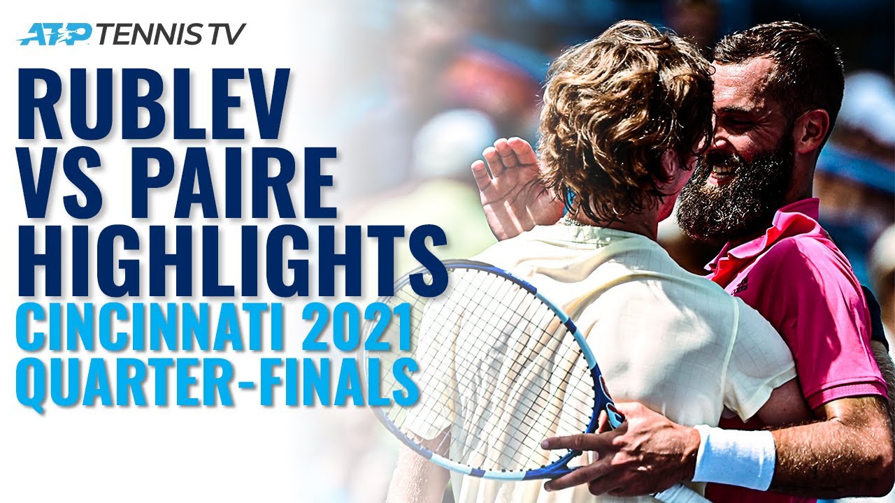 Brilliant Shots & Rallies From Andrey Rublev v Benoit Paire in ...