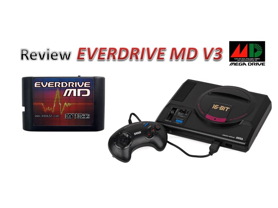# 23 - REVIEW EVERDRIVE MD V3 - MEGA DRIVE - YouTube