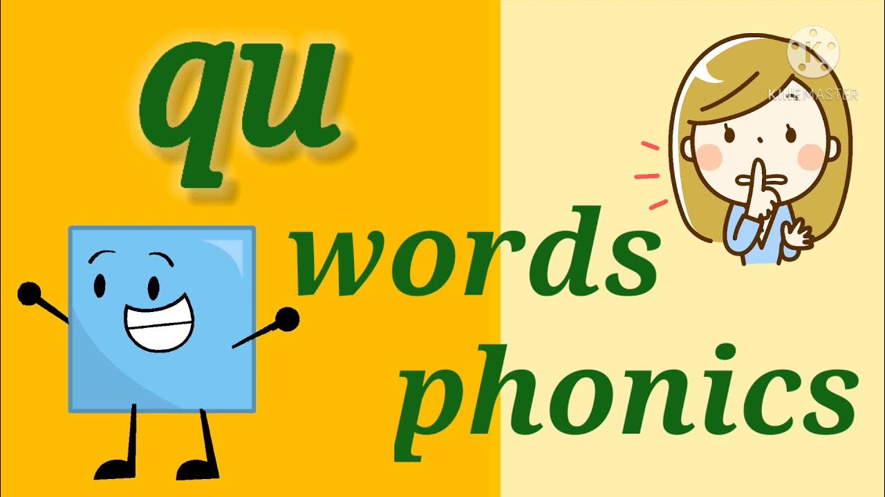 'qu' words | Digraph 'qu'|phonics sound| 'qu' sound words | phonics for ...