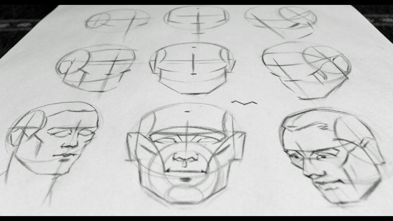 Portrait Drawing Basics Part 2 - YouTube