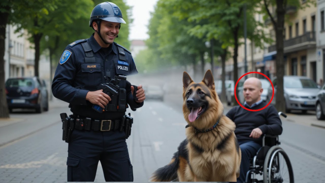 Ruthless Officer Uses Pepper Spray, Unaware He's Targeting a K9 German ...