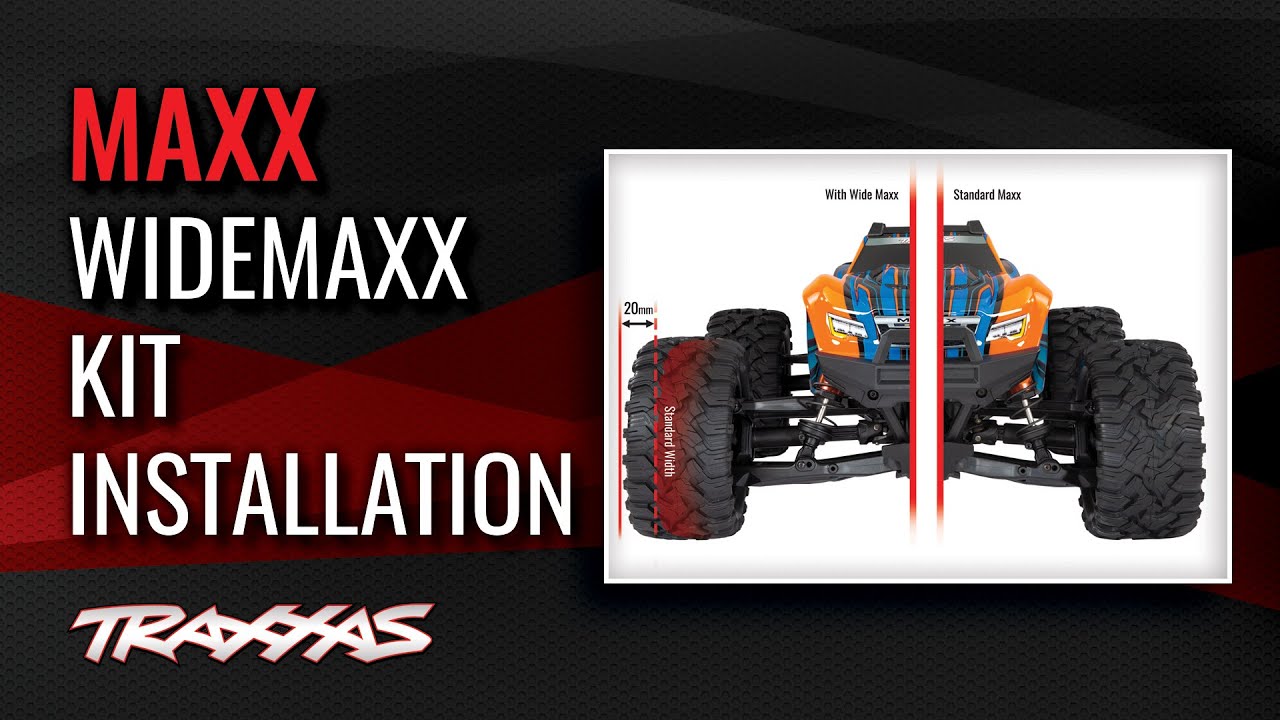 WideMaxx Kit Installation | Traxxas Maxx - YouTube