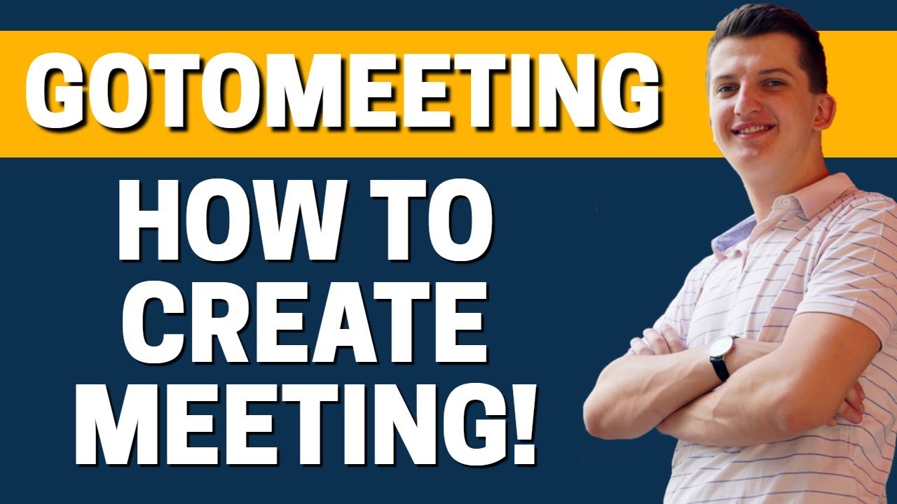 How To Create Meeting In GoToMeeting - YouTube