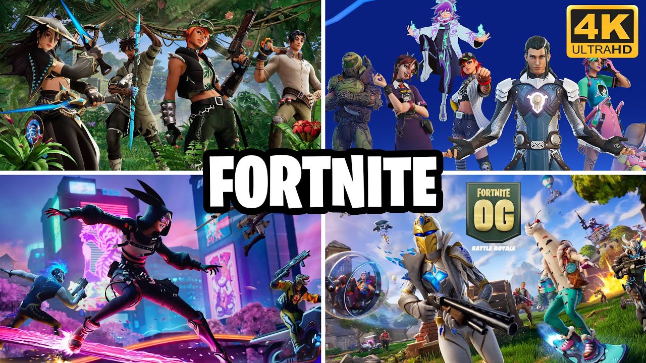 All Fortnite Cinematic Trailers! | Chapter 4 (All Season) - YouTube
