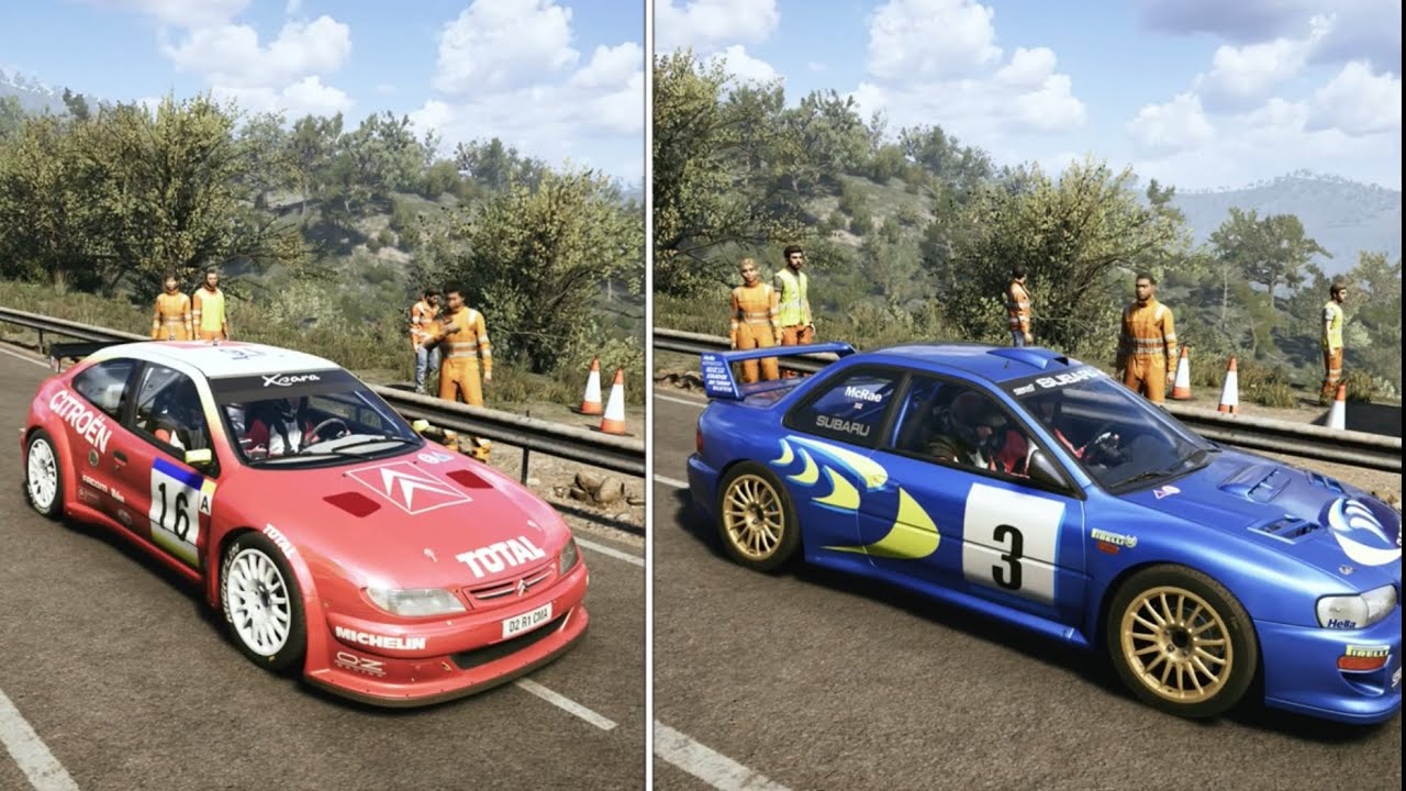 1999 F2 Kit Car (Citroen Xsara) vs. 1998 World Rally Car (Subaru ...