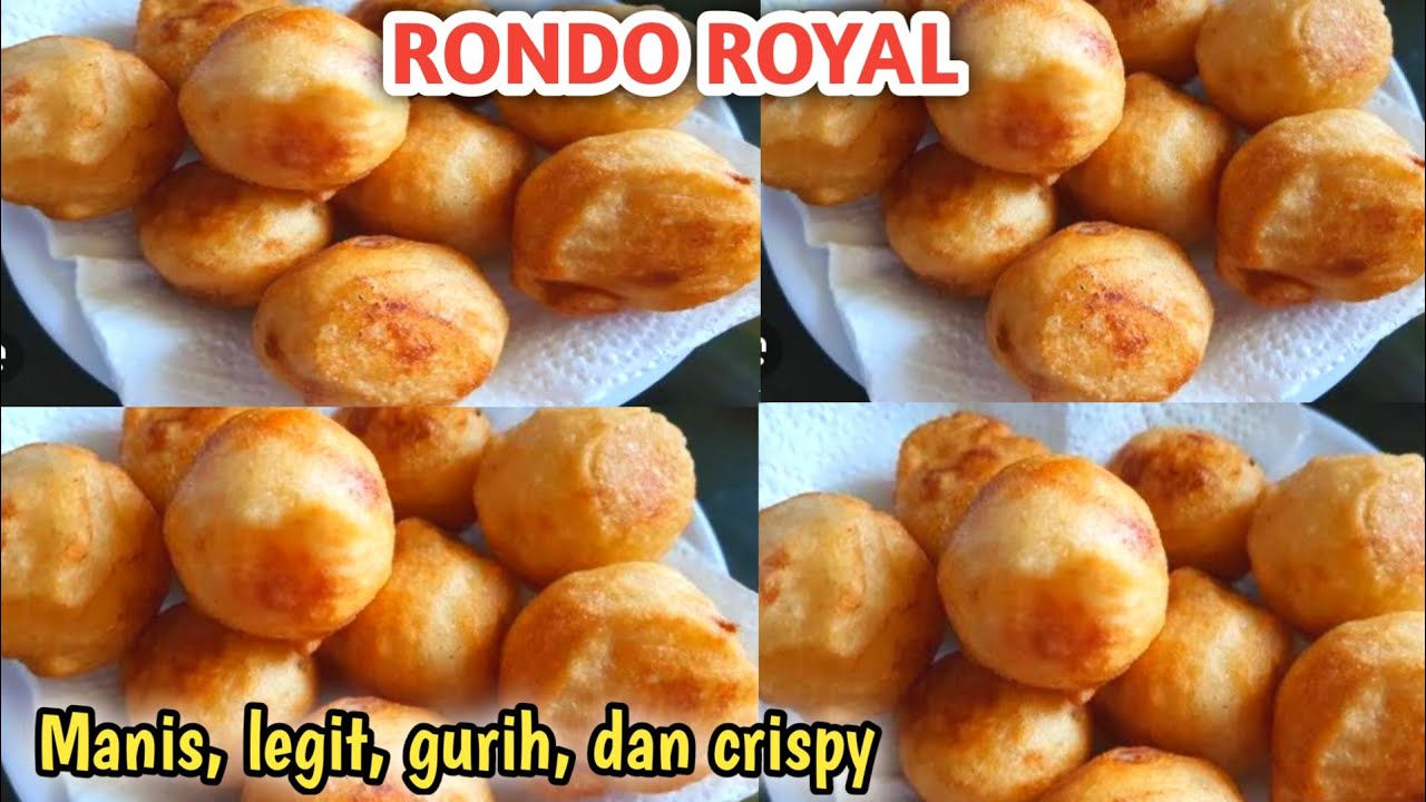 RESEP RONDO ROYAL || TAPE GORENG || RONDO ROYAL IDE JUALAN KEKINIAN ...