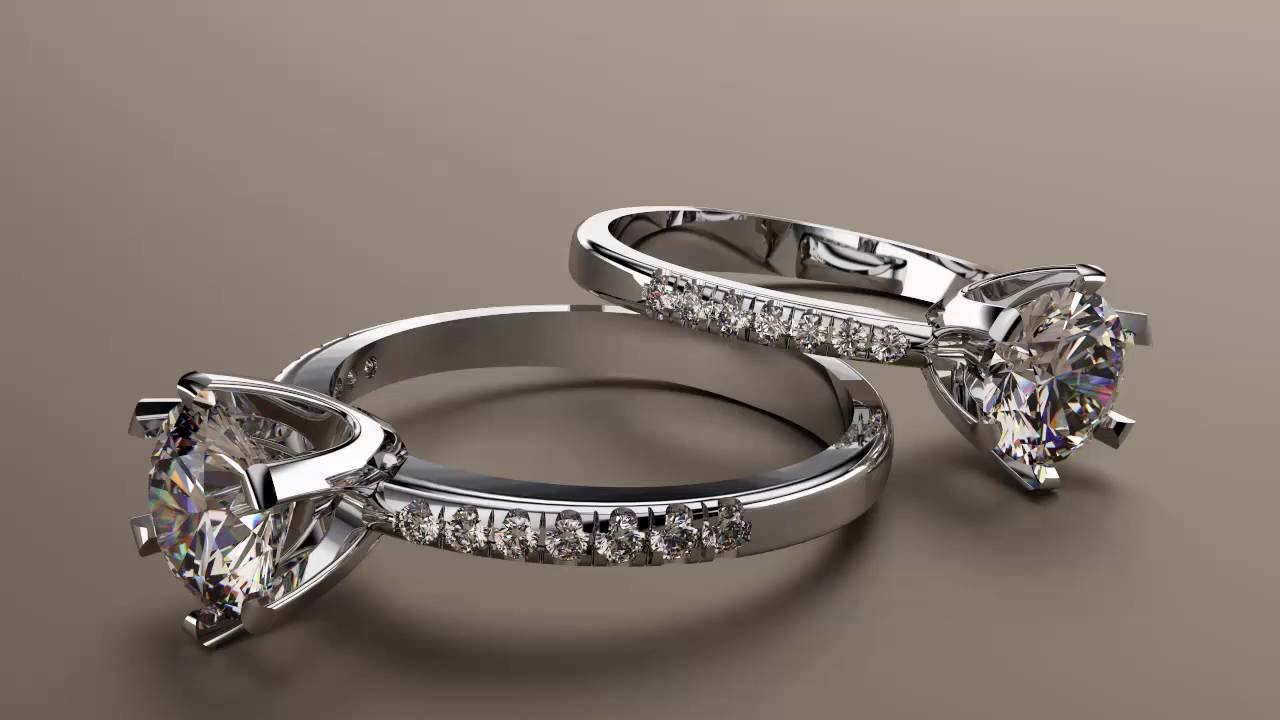 RhinoGold 6 crown setting solitaire - YouTube
