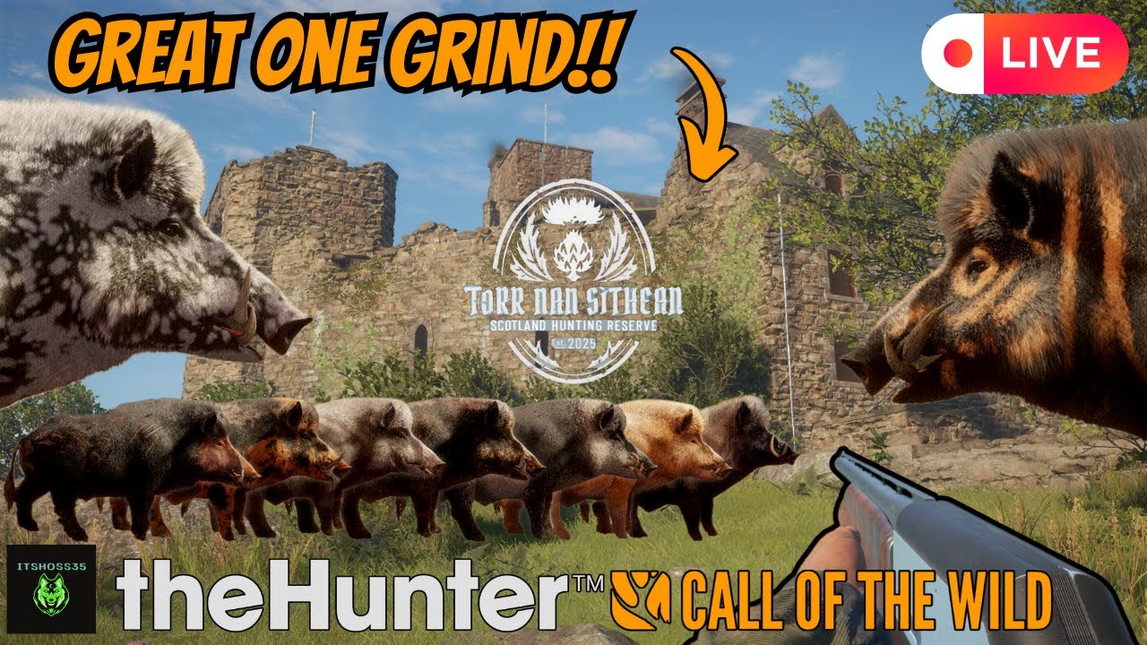Hunting for the Great One Boar during Winter Time!! | theHunter: Call ...