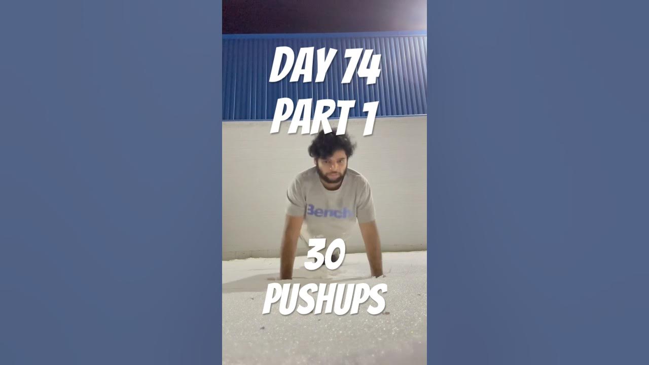Pushup challenge day 74 part 1 #pushupchallenge #pushupsdaily #pushups #rrrit - YouTube