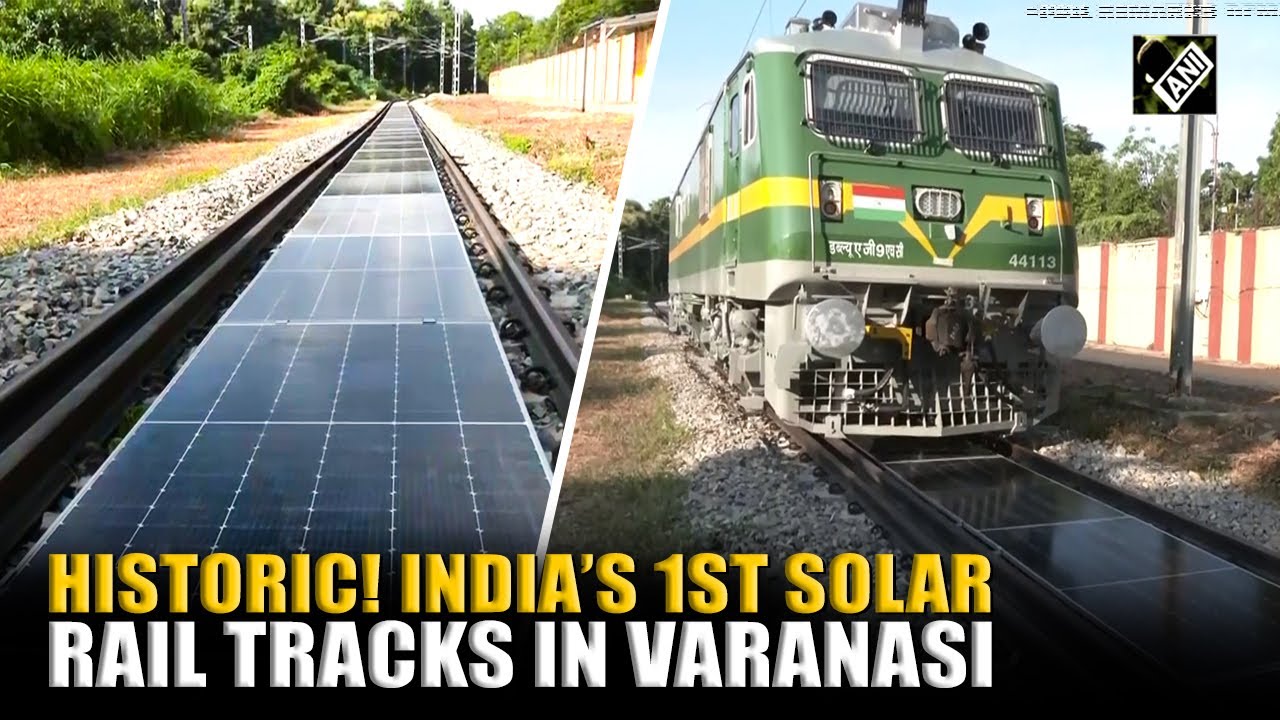India Makes History! First-ever solar panel system installed between ...