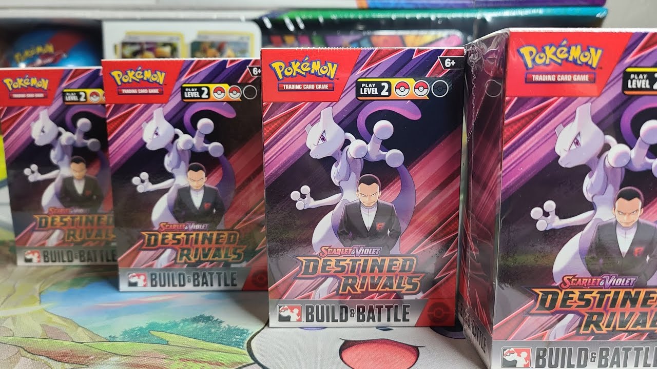 Opening 4 Destined Rivals Prerelease Kits (Build & Battle Boxes) - YouTube