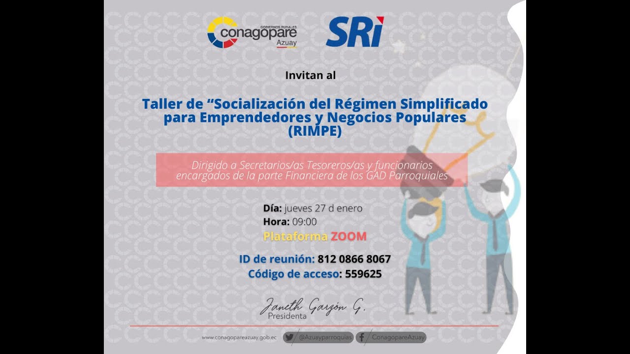 Taller sobre Régimen Simplificado para Emprendedores y Negocios ...