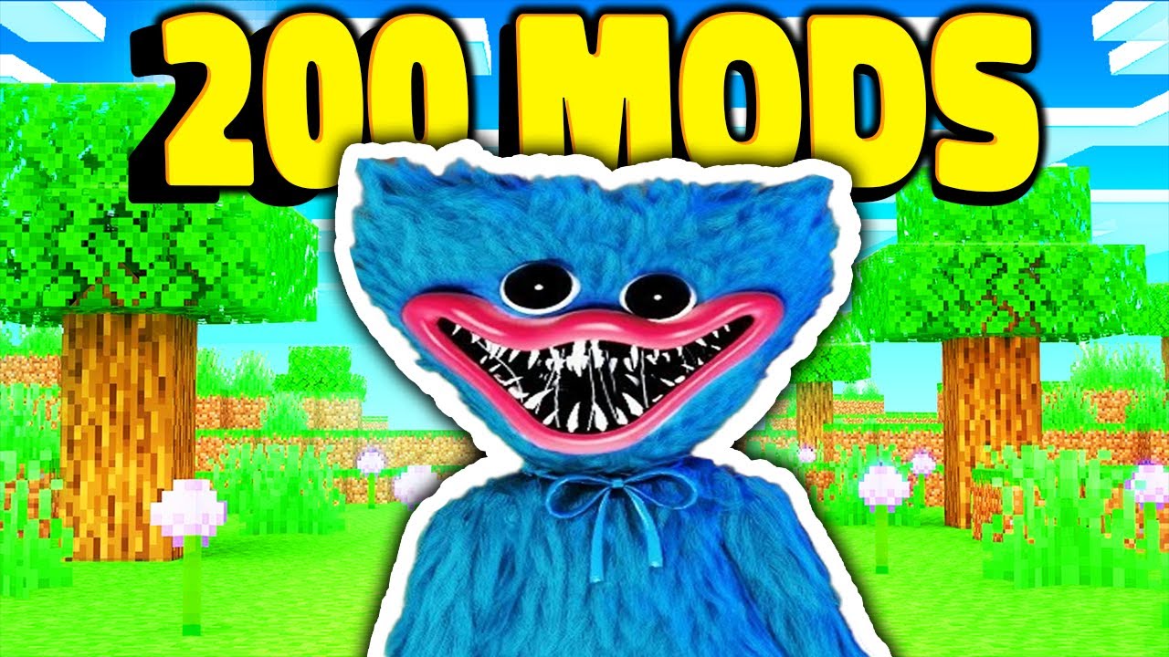 I Played Minecraft With OVER 200 MODS!! - YouTube