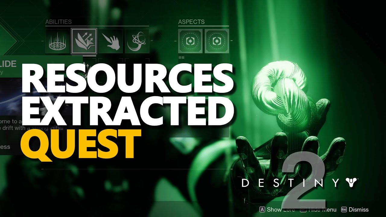 Resources extracted Destiny 2 - YouTube