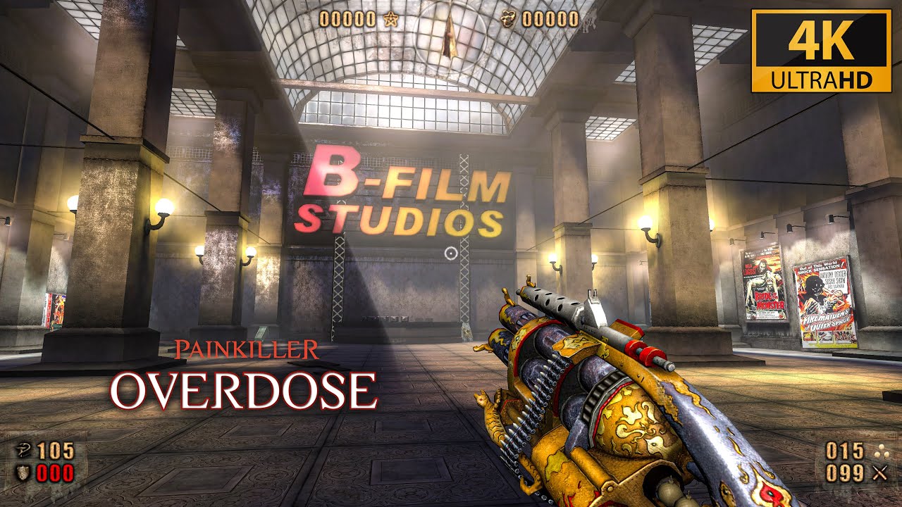 Painkiller Overdose - [ Chapter 3 : Level 3 - Studios ] | PC 4K 60FPS - YouTube