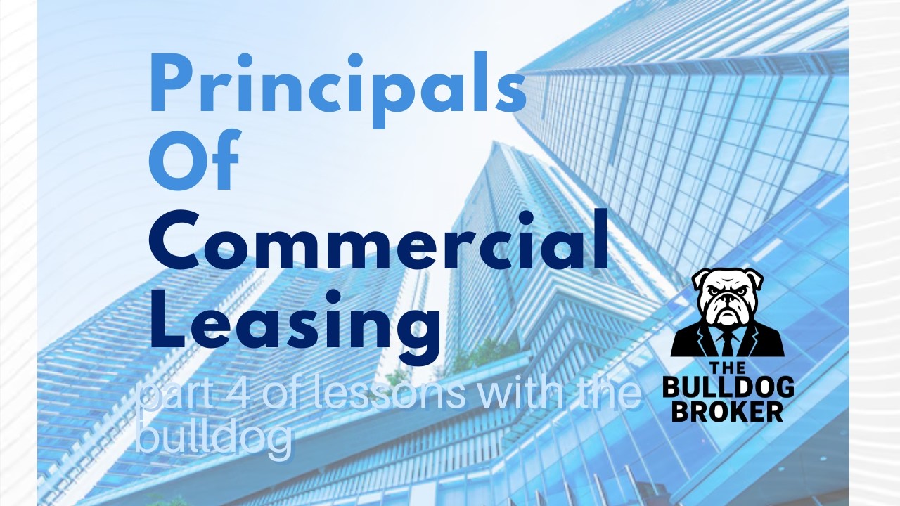 Lessons with the Bulldog Broker ( PART 4 ) principals of commercial ...