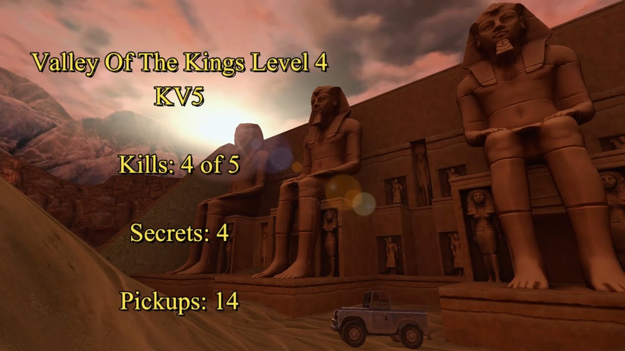 Let's Play Tomb Raider IV Remastered - Valley Of The Kings Level 4: KV5 - YouTube