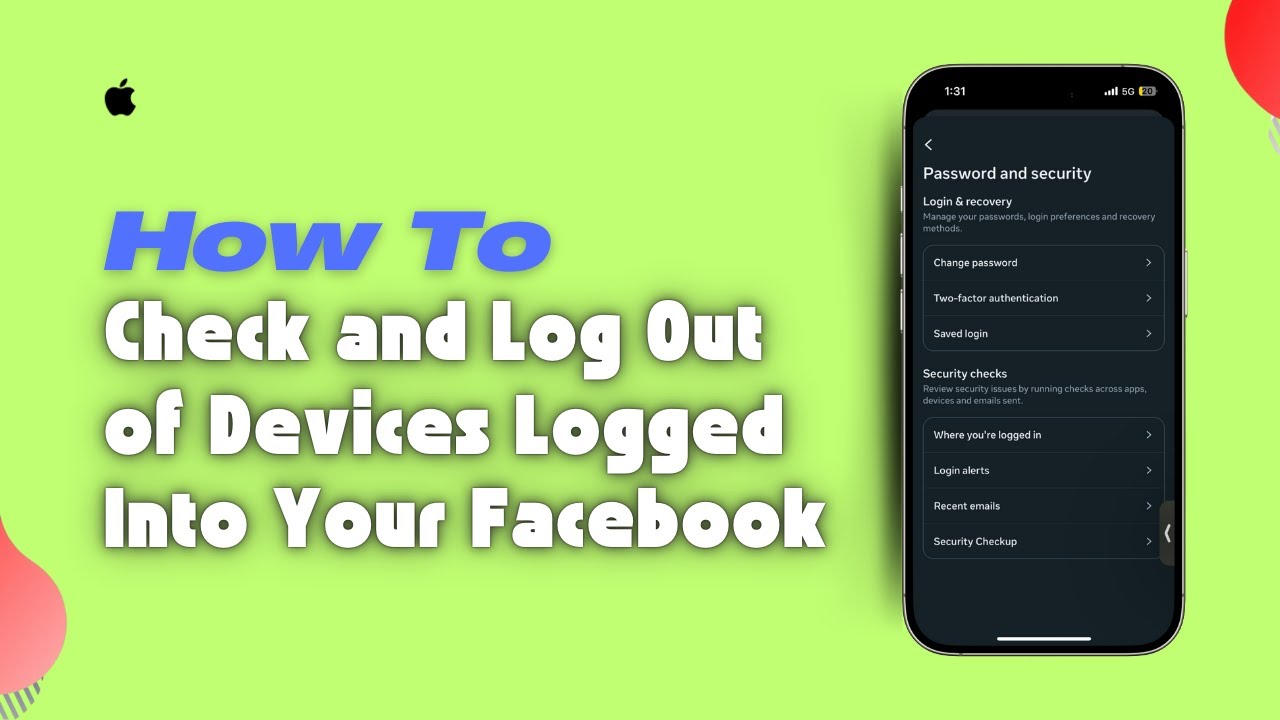 How to Check and Logout Devices Logged Into Your Facebook - YouTube