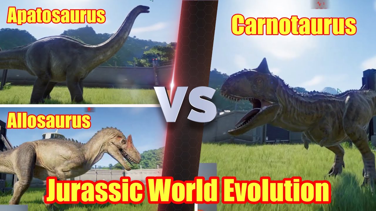 Allosaurus Vs Apatosaurus