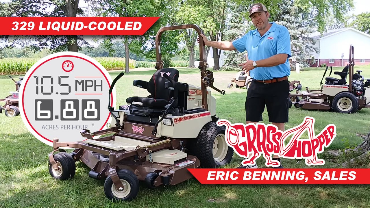 Grasshopper 329 Liquid-Cooled Walkthrough - YouTube