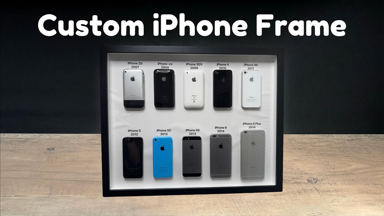 Building a Custom iPhone Display Frame - YouTube