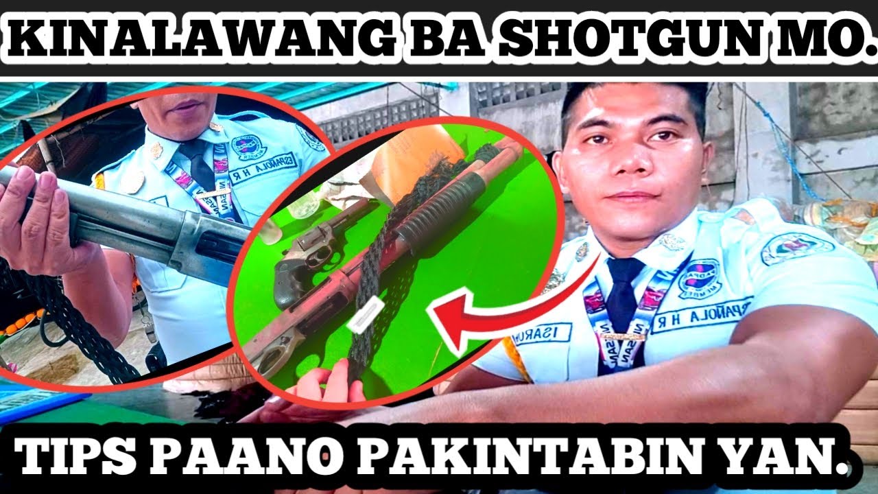 PAANO PAKINTABIN ANG BARIL SHOTGUN AT 38 CALIBER NG GWARDYA. - YouTube