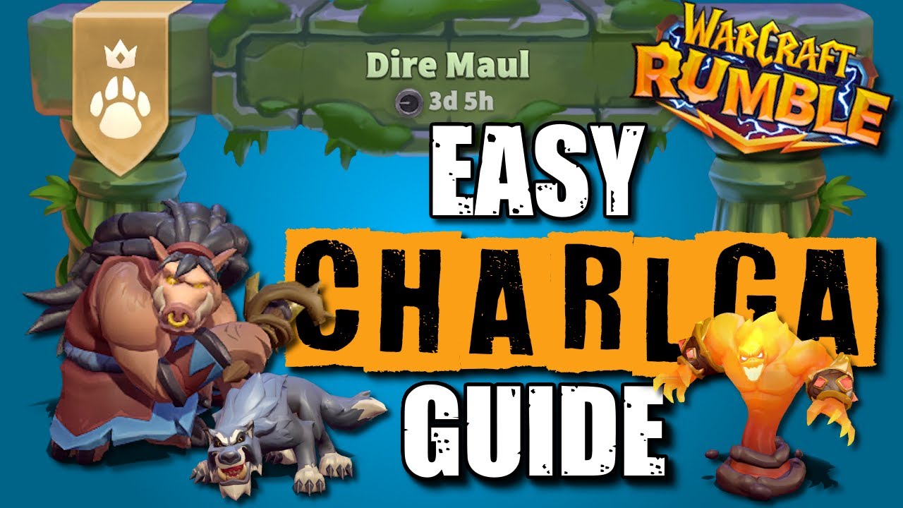 Easy RESISTANT Deck to Level up Charlga | Warcraft Rumble Dire Maul ...