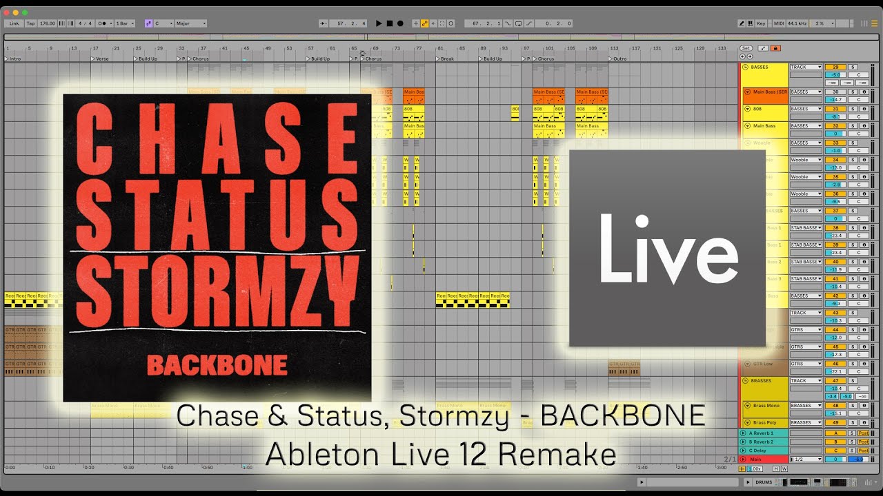 Chase & Status, Stormzy - BACKBONE (Instrumental) | Ableton Live 12 ...