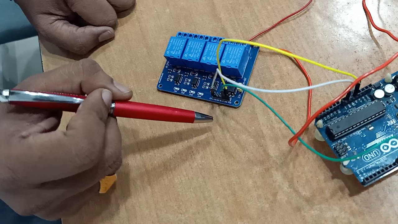 Interfacing Bulb with Arduino through Relay - YouTube