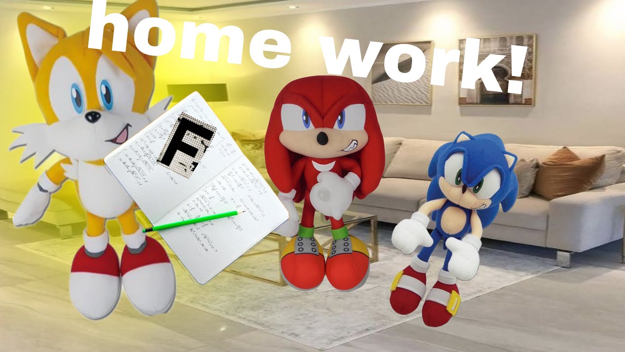 Tails home work!-plushietubbies - YouTube