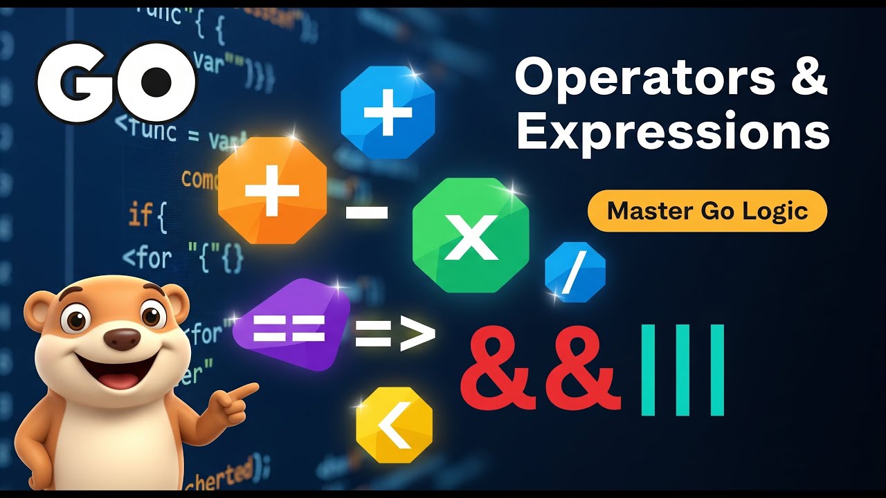 Go Programming Tutorial #3: Operators & Expressions | Master Go Logic 2025 - YouTube