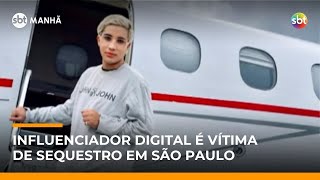 Influenciador Vini Singer é sequestrado ao sair de festa em SP | #SBTManhã - SBT News