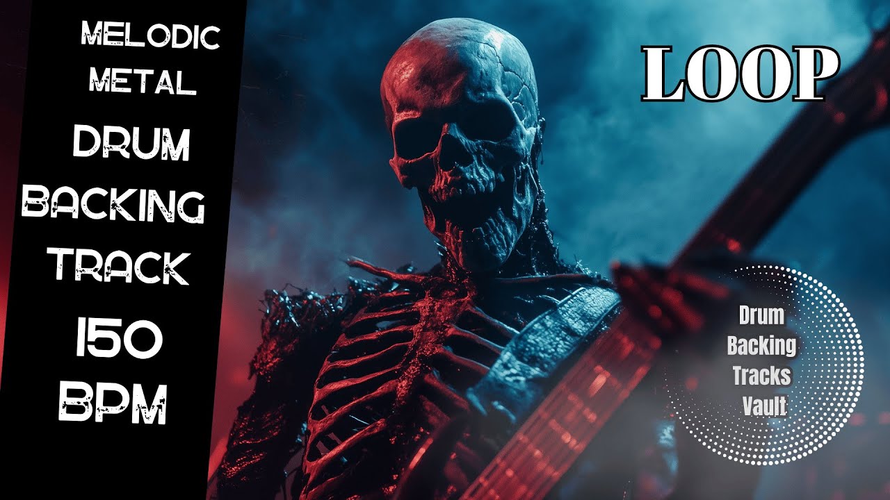 150 BPM Melodic Metal Drum Loop – Soaring Power & Precision - YouTube