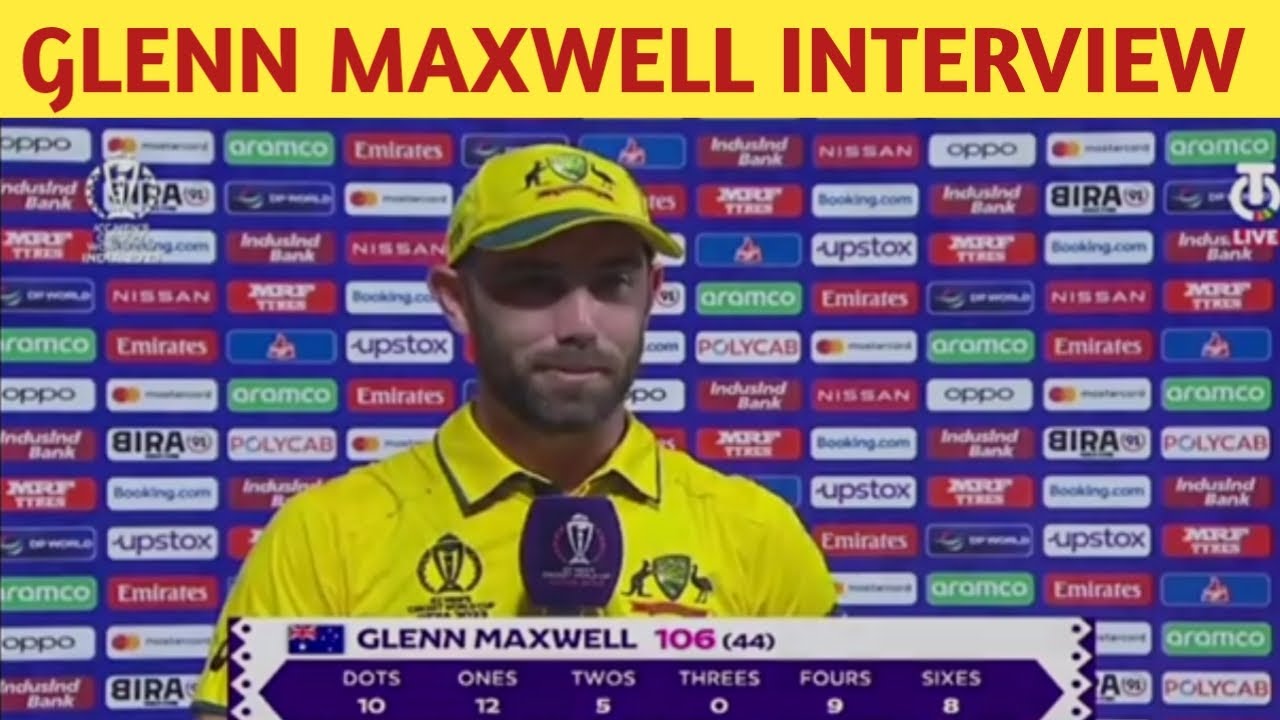Glenn Maxwell interview | maxwell double century | post match ...