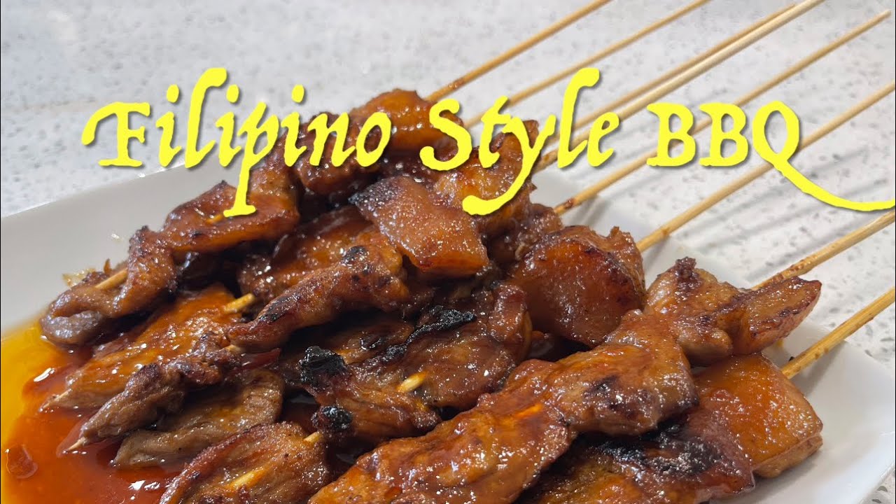 Filipino Style Pork Barbeque || Pork BBQ recipe - YouTube