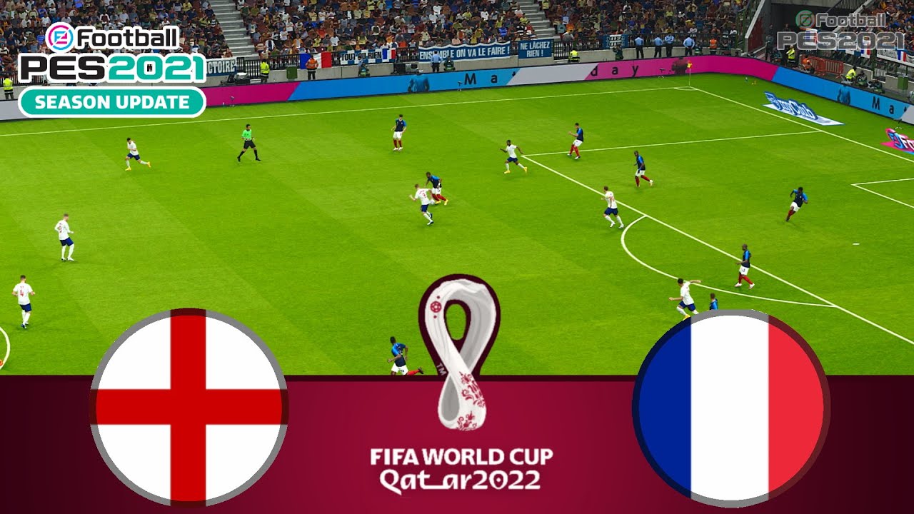 England vs France LIVE | FIFA World Cup Qatar 2022 | Watch Along & PES ...
