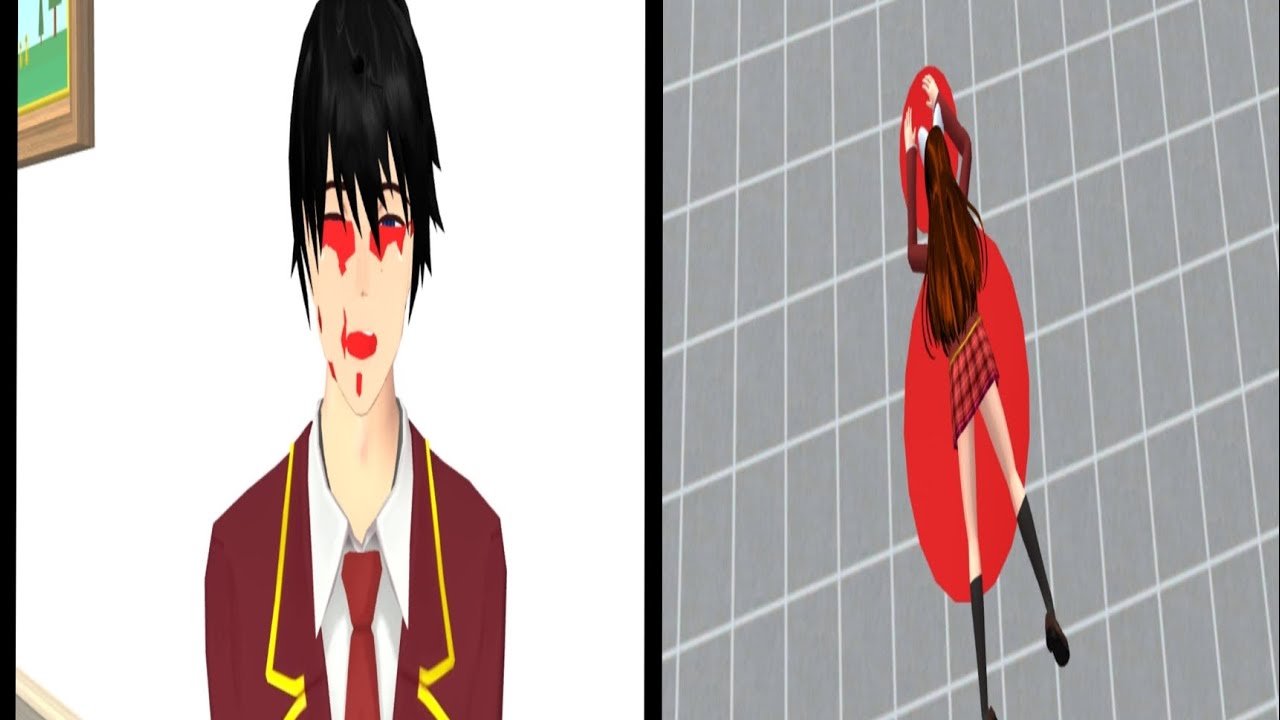 I'm back!. How to make blood [sakura school simulator] - YouTube