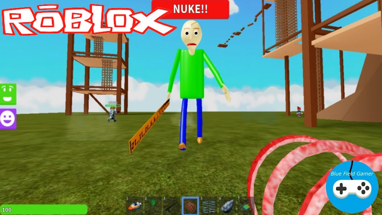 Roblox Survival The Baldi The Killer gameplay - YouTube