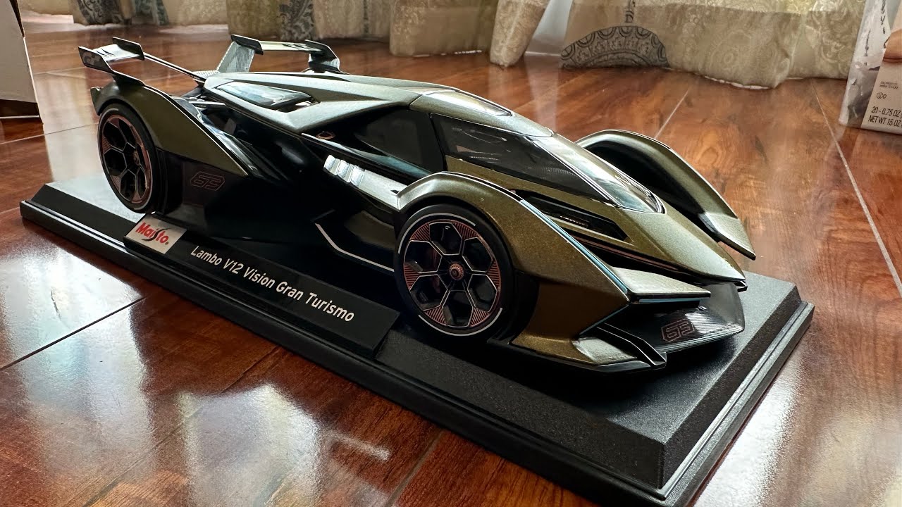 Lamborghini V12 vision GT Diecast Car - YouTube