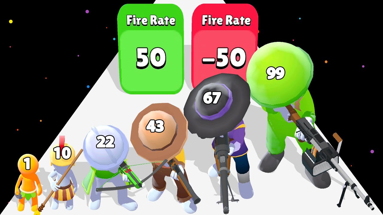 MERGE ARMY EVOLUTION - Level Up Soldier Run (NOOB vs PRO vs HACKER ...
