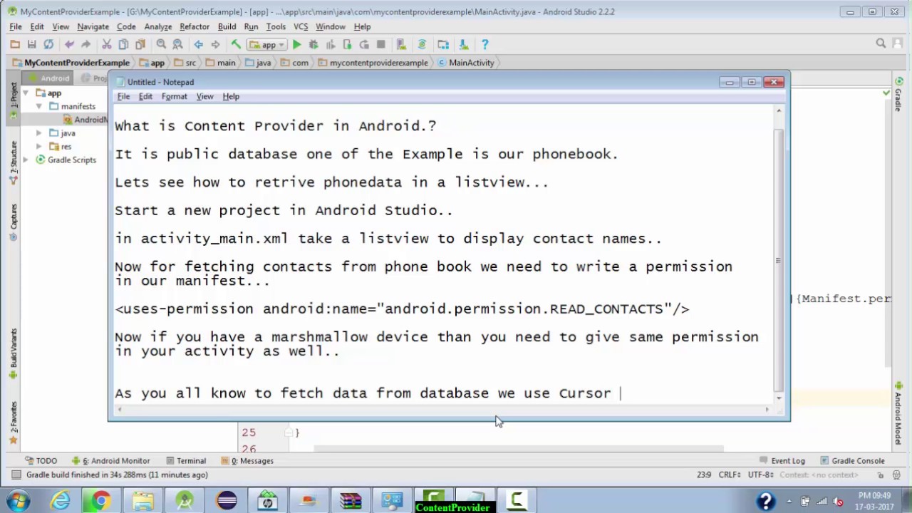 Example Of Content Provider In Android YouTube Example Of Content Provider In Android YouTube