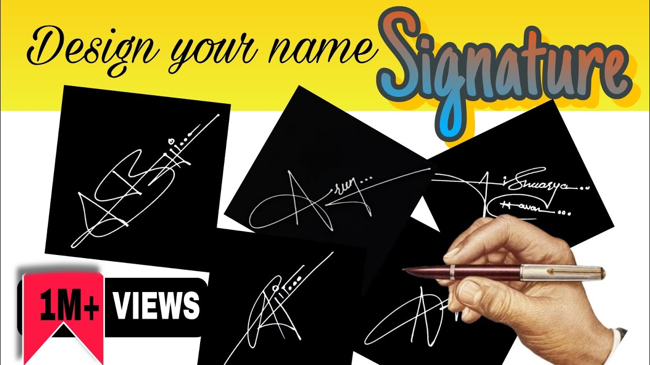 A Signature Style. signature idea for latter A. #viral #subscribe # ...