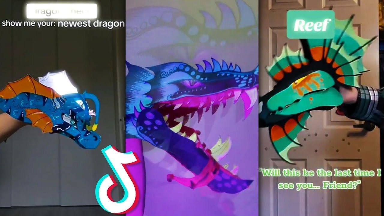 😱 THE AMAZING Paper Dragon 🔥Dragon Puppet Compilation😍 #362 - YouTube