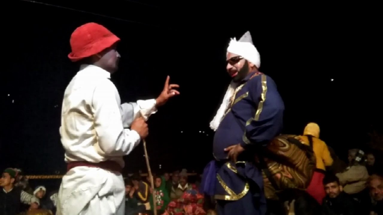 Himachali Dhaja (Dance and comic role of Pathan) HD - YouTube