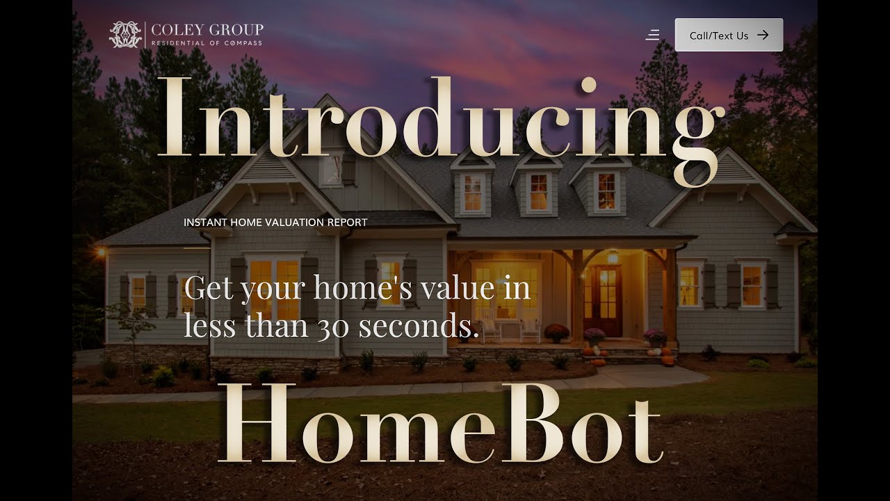 Introducing HomeBot! The Newest Home Valuation Tool & Technology - YouTube