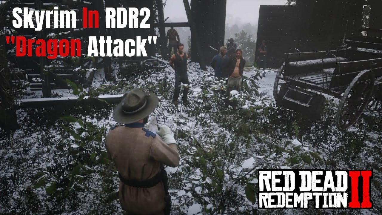 Skyrim Opening Scene Recreated | Red Dead Redemption 2 (PC Mods) - YouTube