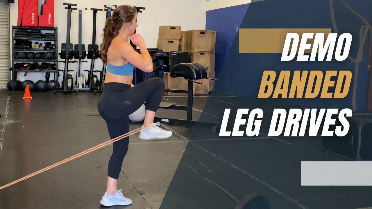 Banded Leg Drives | Movement Demo - YouTube